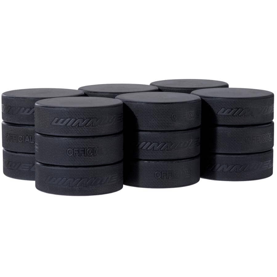 WINNWELL Regulation Ice Hockey Pail of 18 Pucks | Home Hardware