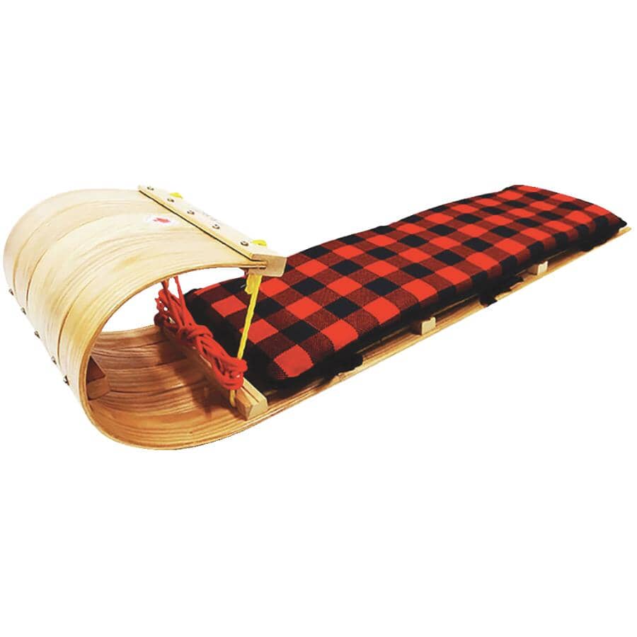 STREAMRIDGE.CA 4' Premium Toboggan, with Pull Rope and Design Pad ...