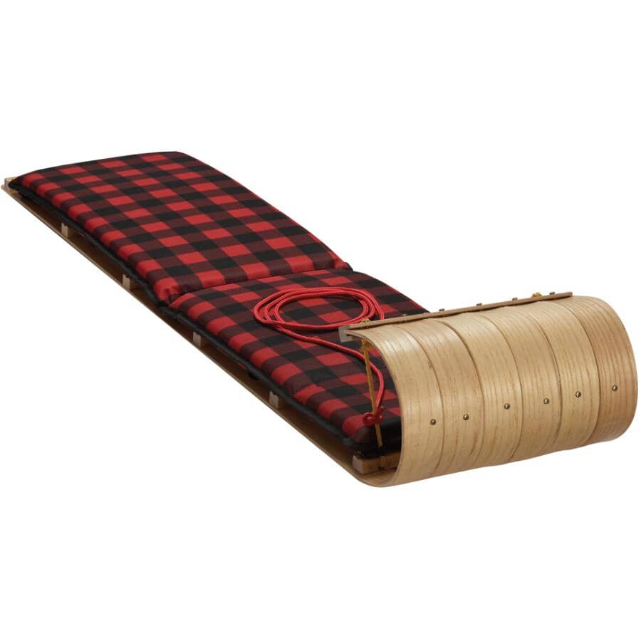 STREAMRIDGE.CA 6' Premium Toboggan, with Pull Rope and Design Pad ...