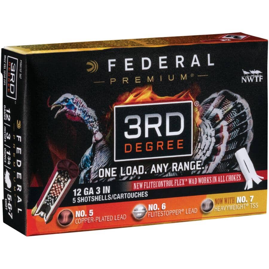 FEDERAL AMMUNITION 3" 12 Gauge 3rd Degree Ammunition | Home Hardware