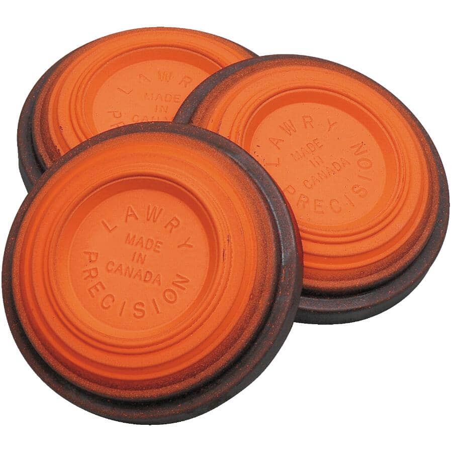 LAWRY PRECISION TARGETS 135 Piece Orange Dome Clay Shooting Targets ...