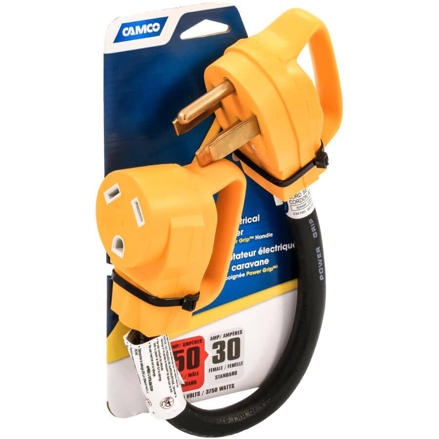 CAMCO Dogbone 18" 50M/30F Locking 3 Prong Generator Adapter | Home Hardware