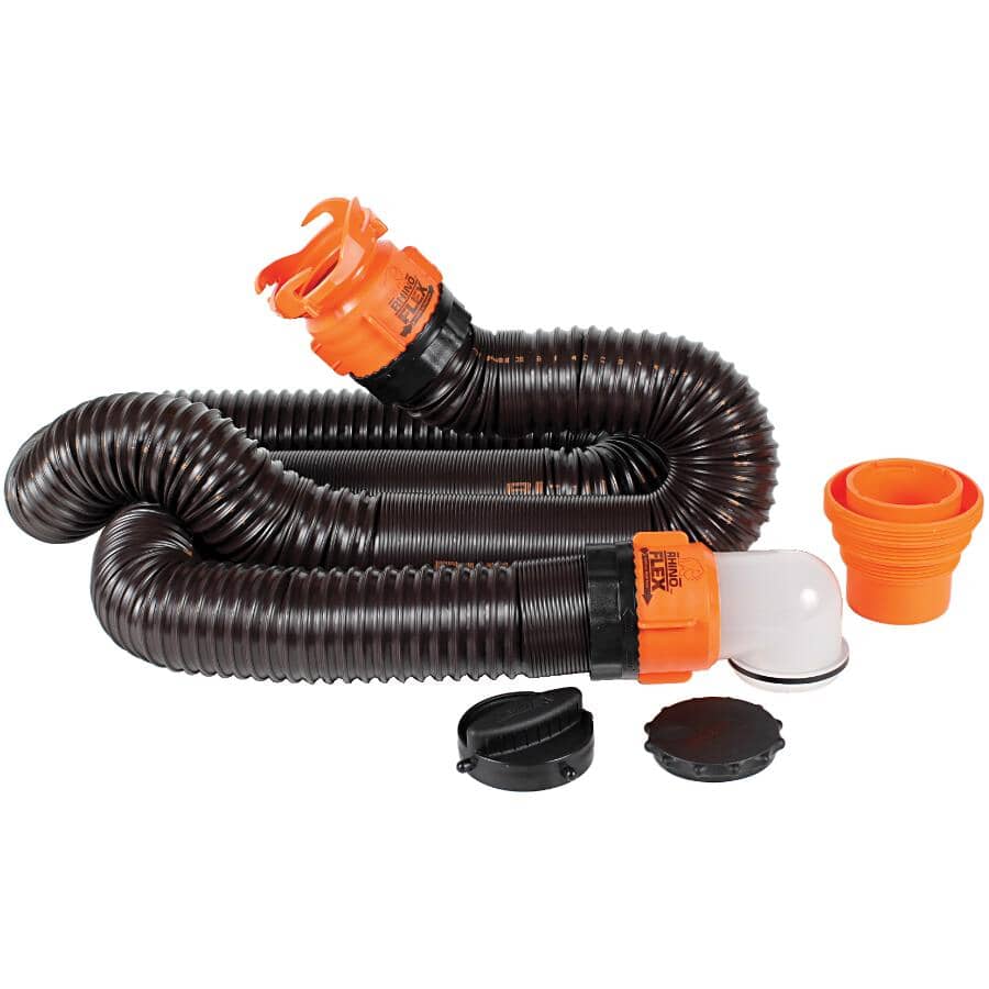 CAMCO RhinoFLEX RV Sewer Hose Kit - 15' | Home Hardware