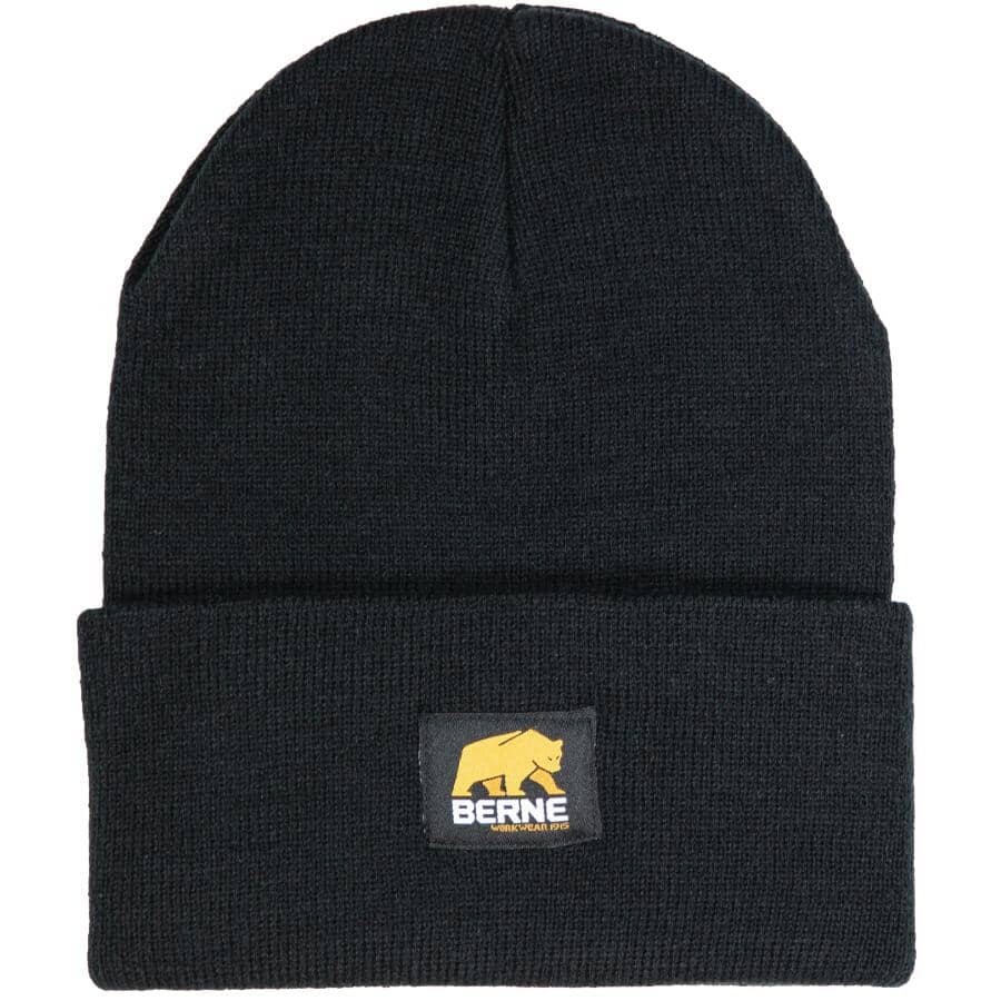 BERNE Heritage Knit Cuff Toque - Black | Home Hardware