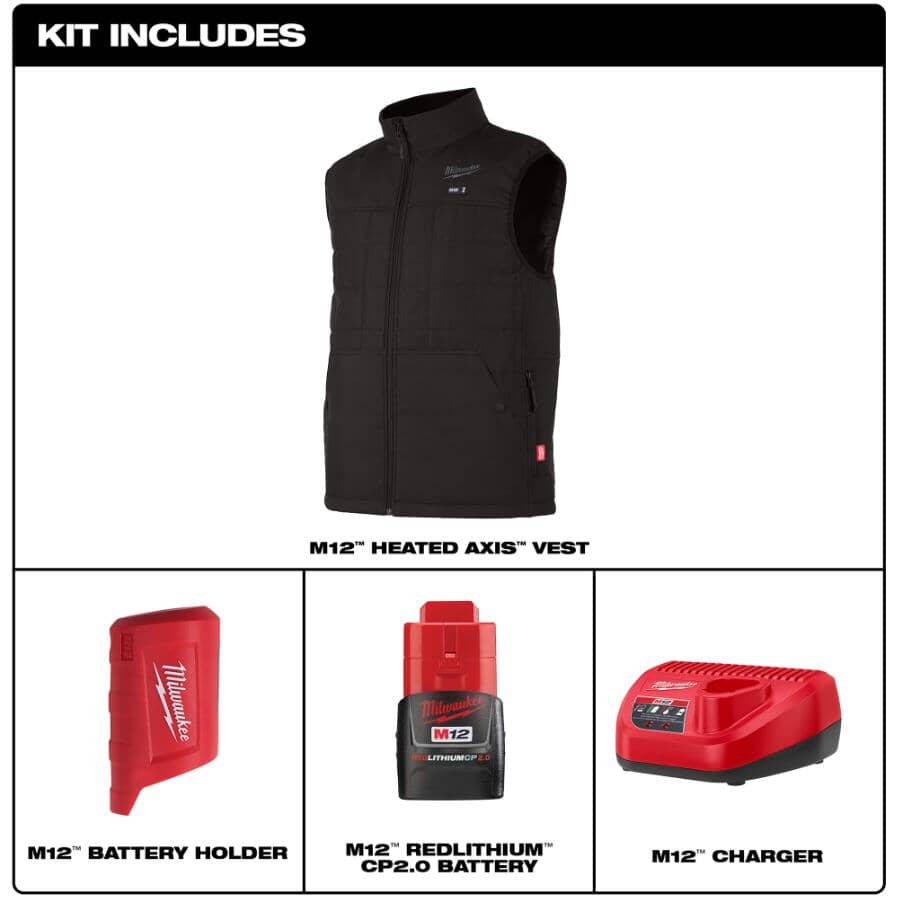 MILWAUKEE M12 Heated Axis Vest - Medium | Home Hardware