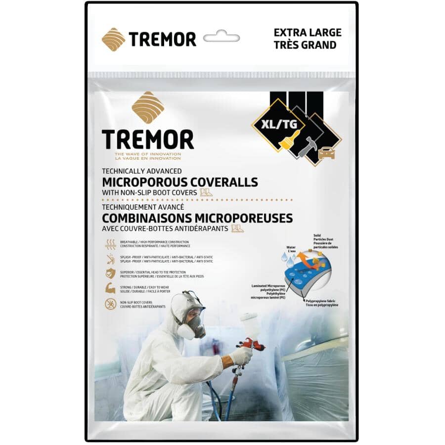 TREMOR Microporous Coveralls with Non-Slip Boot Covers | Home Hardware