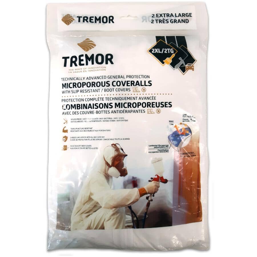 TREMOR Microporous Coveralls with Non-Slip Boot Covers | Home Hardware