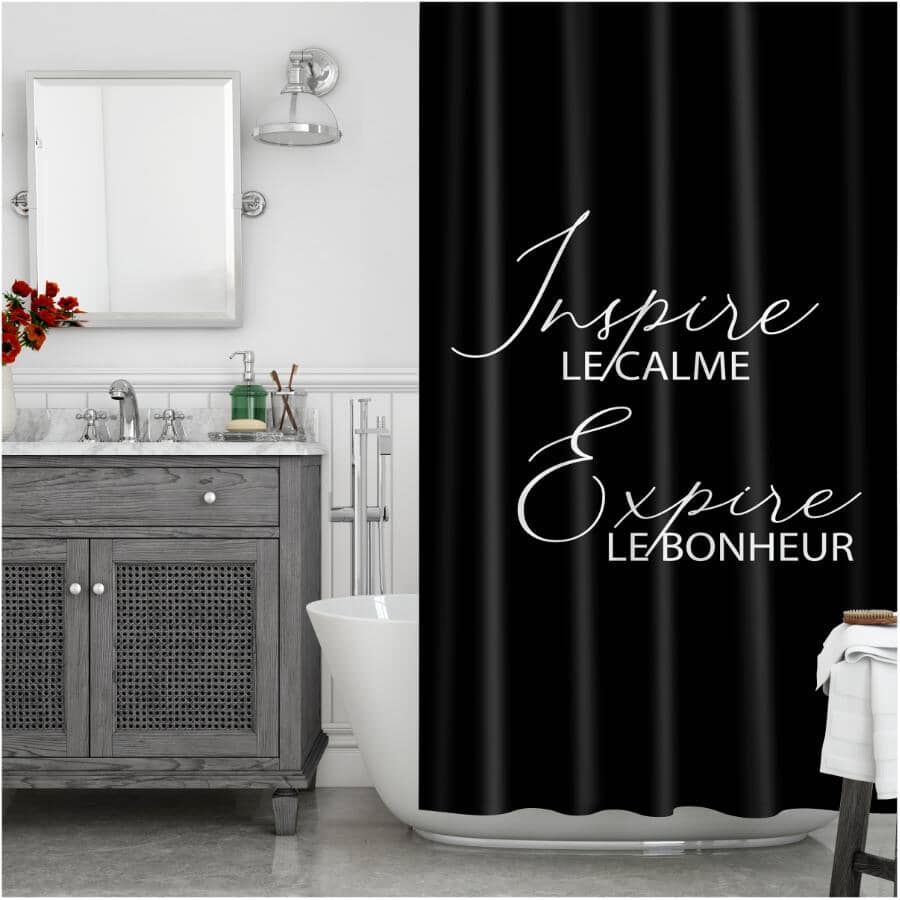 INSTYLE Polyester Shower Curtain | Home Hardware