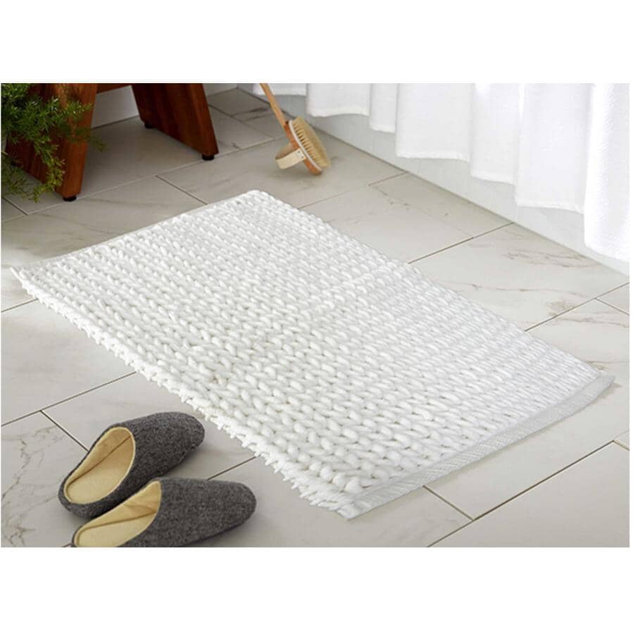 INSTYLE Essentials Braided Cotton Bath Mat | Home Hardware
