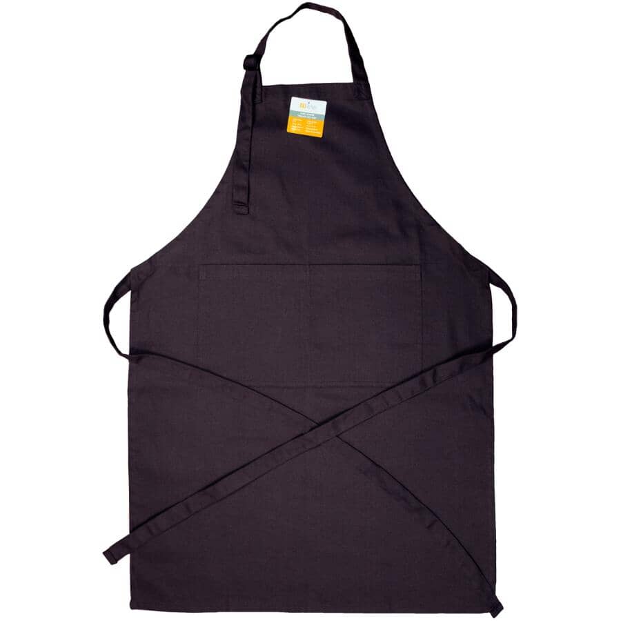 MUKITCHEN Adjustable Chef Apron - Black | Home Hardware