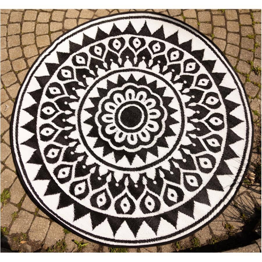 MULTIMATS 72" Round Plastic Patio Rug | Home Hardware