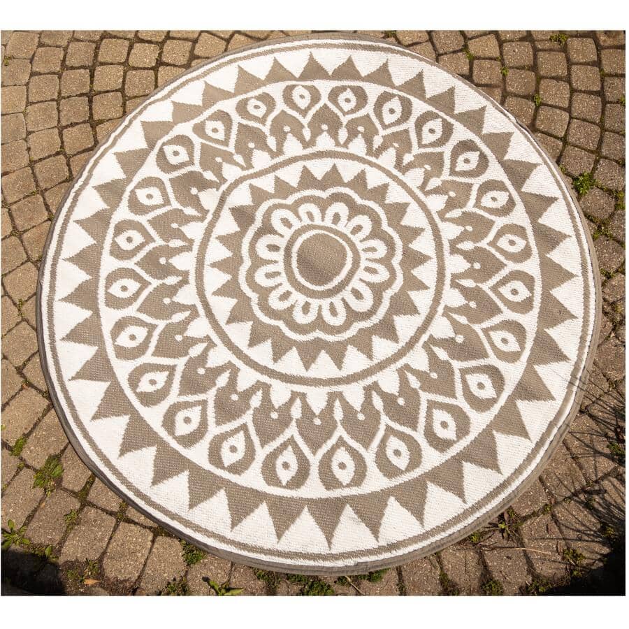 MULTIMATS 72" Round Plastic Patio Rug | Home Hardware