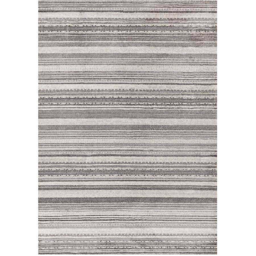KALORA INTERIORS 5'3" x 7'7" Zola Patterned Rows Area Rug | Home Hardware