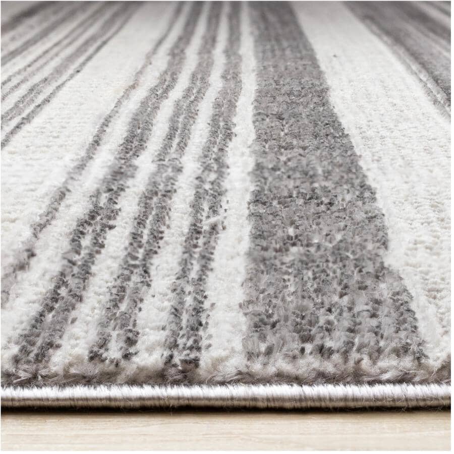 KALORA INTERIORS 5'3" x 7'7" Zola Patterned Rows Area Rug | Home Hardware