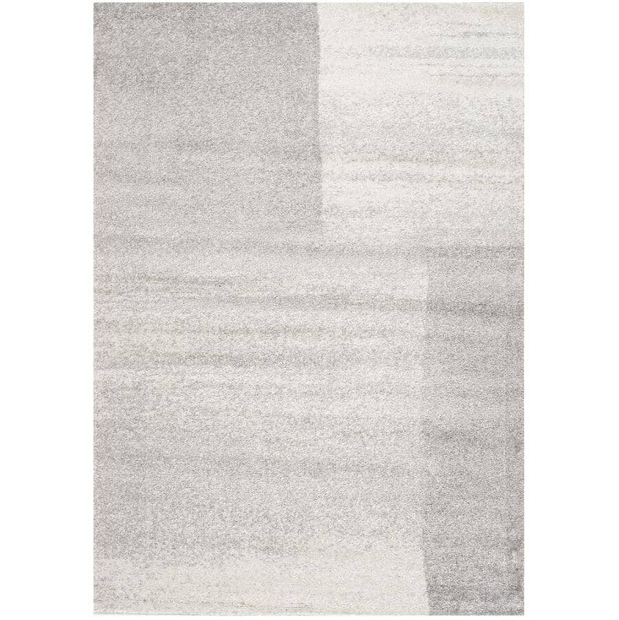KALORA INTERIORS 6' x 8' Focus Grey Soft Transition Rectangle Area Rug ...