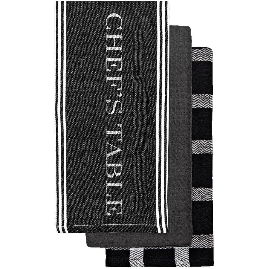 CHEF'S TABLE Jacquard Cotton Tea Towels | Home Hardware