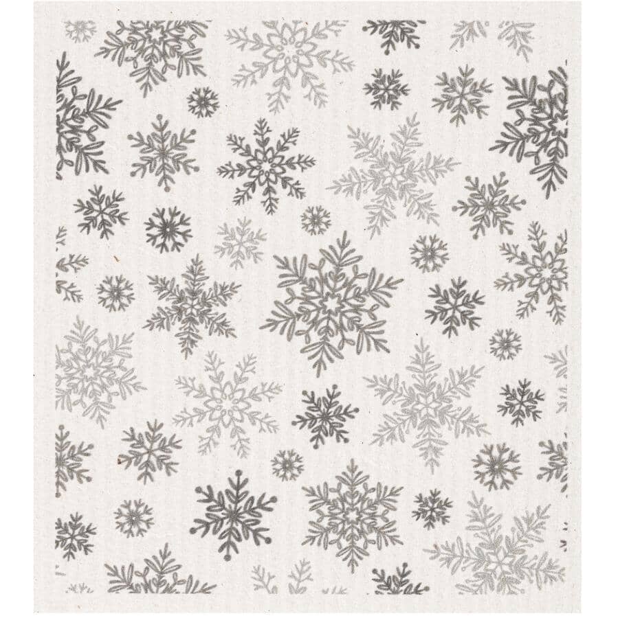 Holiday Snowflakes Cleaning Sponge Cloth | Home Hardware