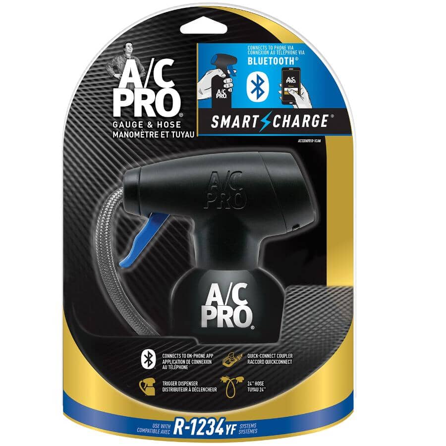 A/C PRO Smart Charge A/C Pro Air Conditioning Charging Gauge & Hose ...
