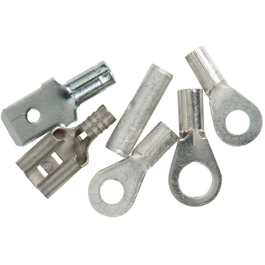 HOME PAK 6 Piece Electric Terminal Kit, Assorted Terminals | Home Hardware
