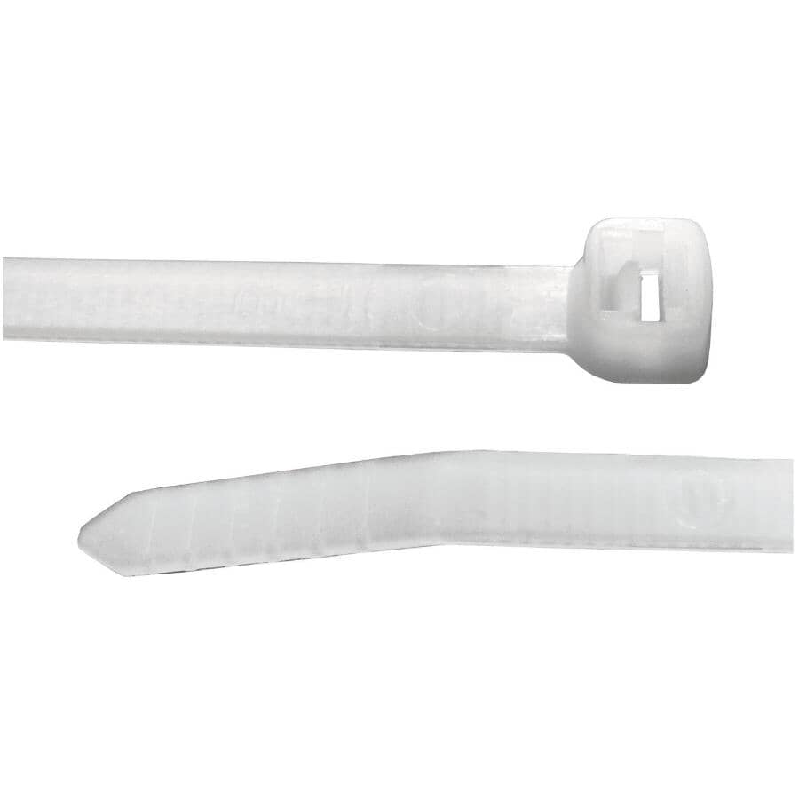 MARRETTE 650 Pack White Cable Ties, Assorted Sizes | Home Hardware