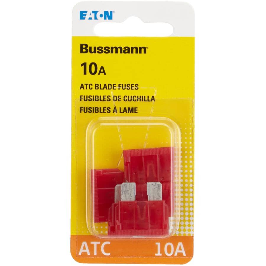 BUSSMANN ATC 10 Amp Blade Fuses | Home Hardware