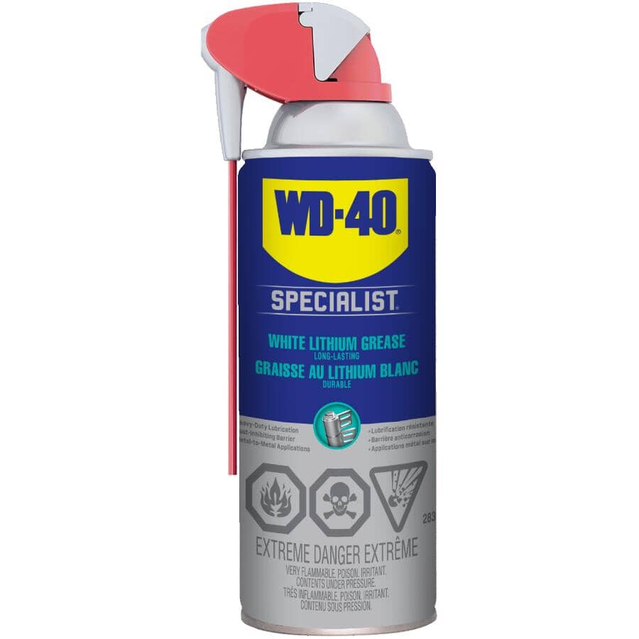WD-40 Specialist High Performance White Lithium Grease with Smart Straw ...