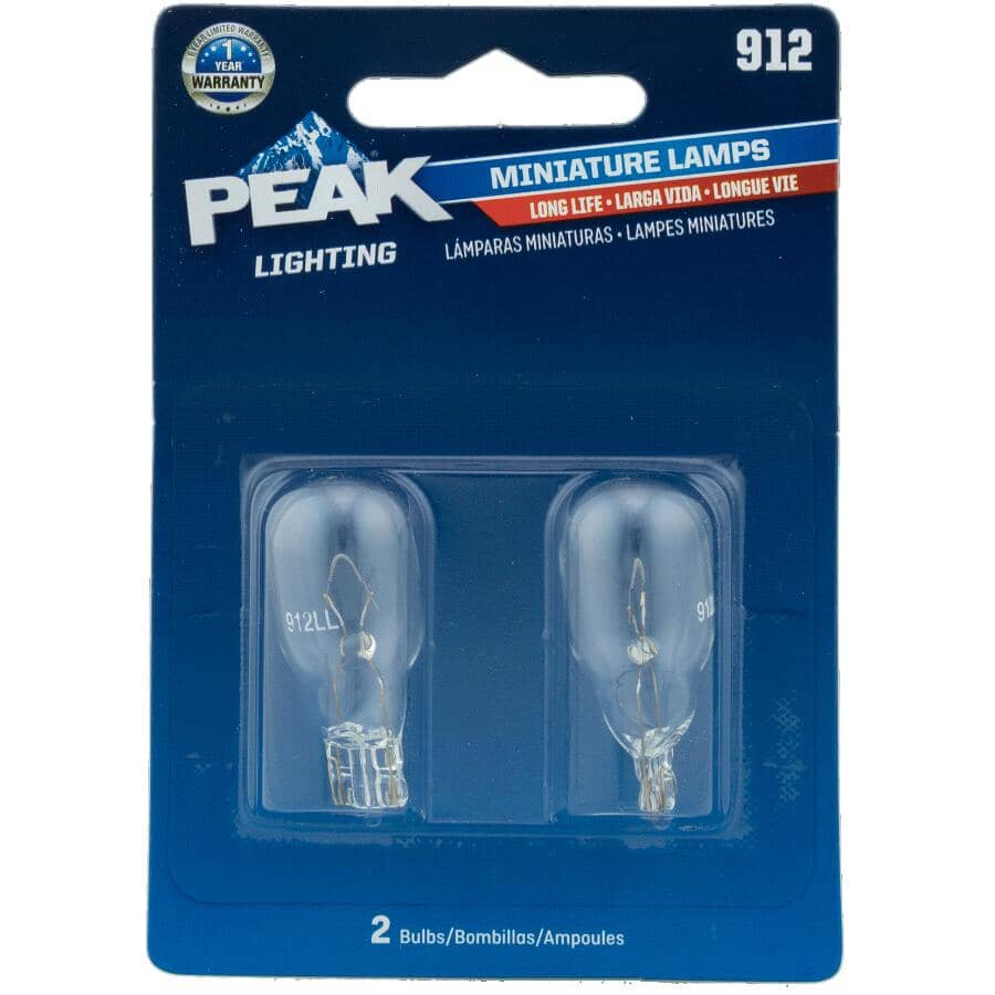 PEAK 12.8V Long Life Wedge Based Mini Bulbs | Home Hardware