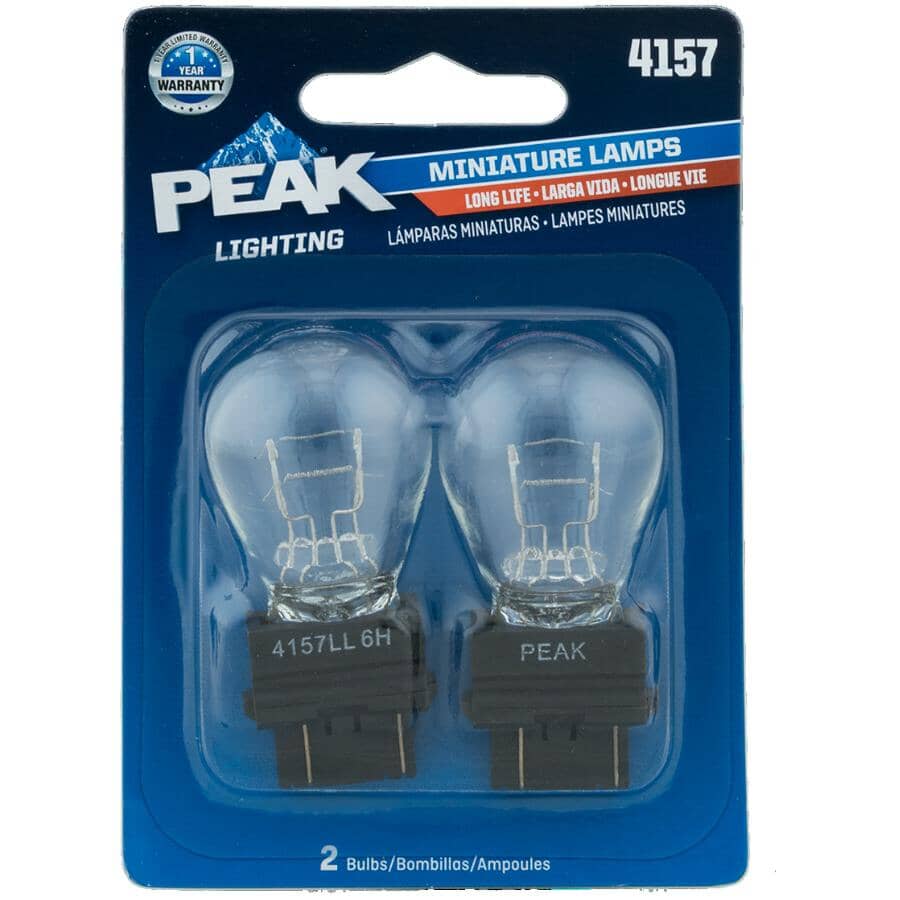 PEAK 12.8/14V Long Life Polymer Wedge Based Mini Bulbs | Home Hardware
