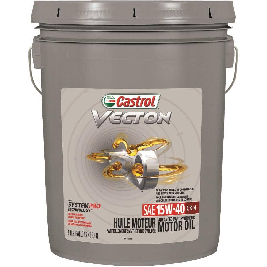 CASTROL 15W40 Vecton Motor Oil - 18.93 L | Home Hardware