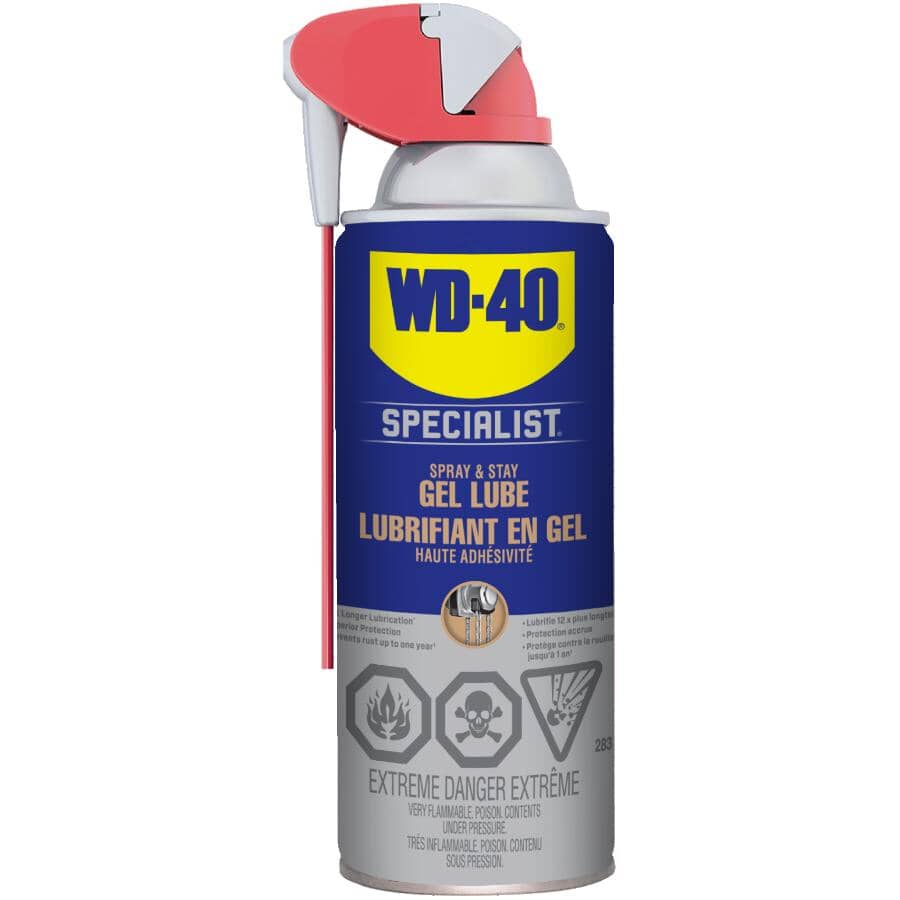 WD-40 SPECIALIST Stay & Spray Gel Lubricant with Smart Straw | Home ...