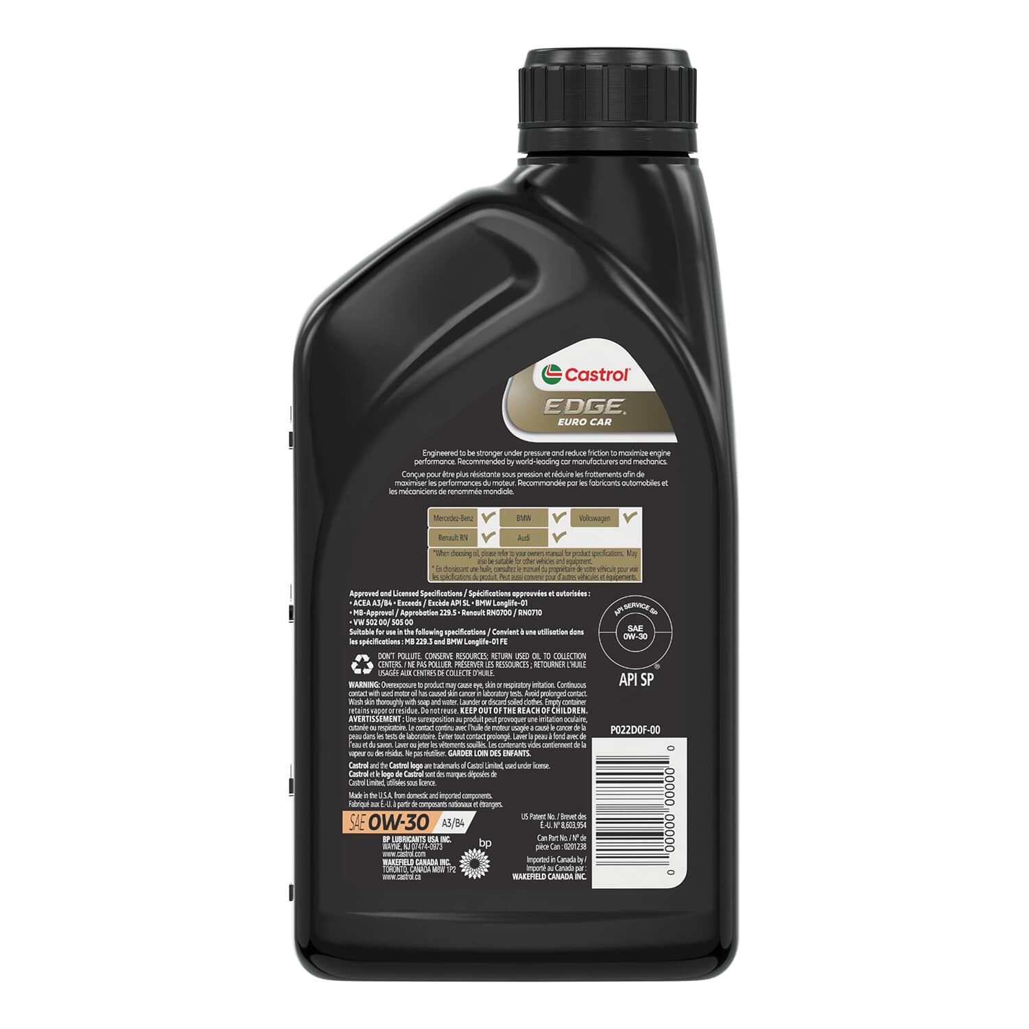 CASTROL 0W30 Edge Euro Motor Oil | Home Hardware