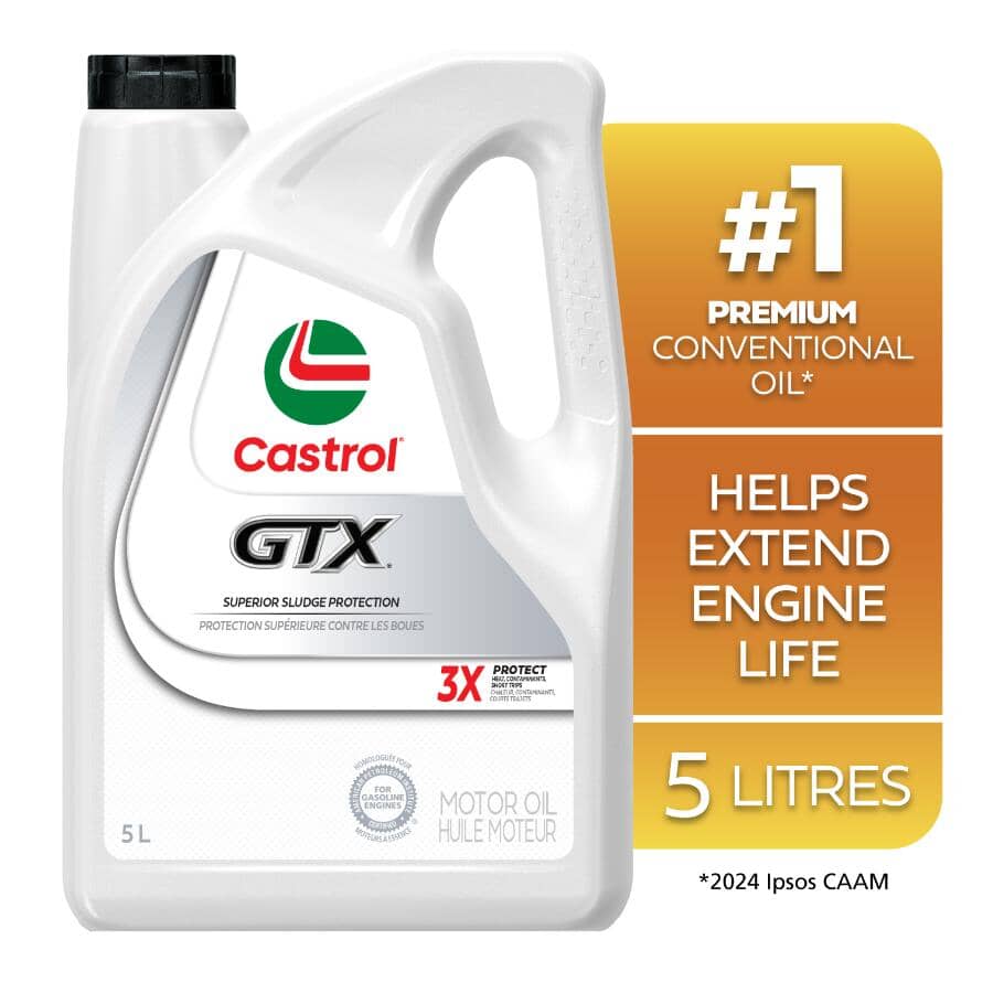 CASTROL 5W20 GTX Ultra Clean Motor Oil | Home Hardware
