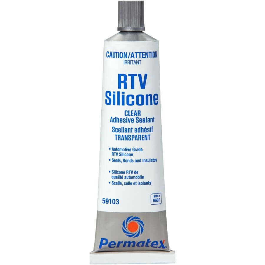 PERMATEX Clear RTV Silicone Sealant | Home Hardware