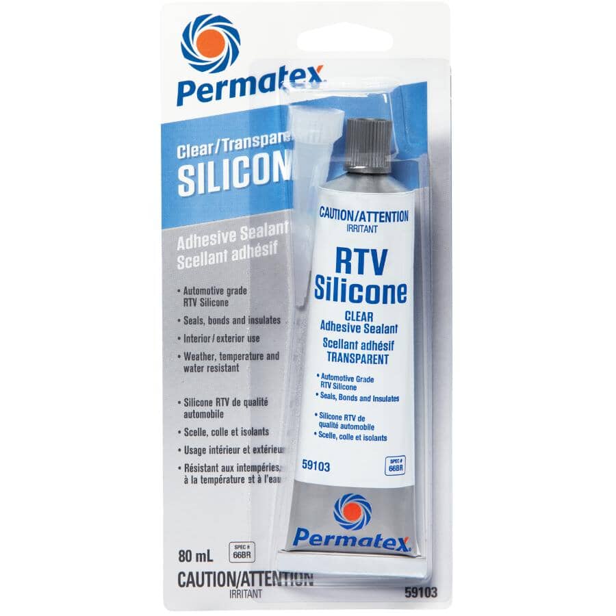 PERMATEX Clear RTV Silicone Sealant | Home Hardware