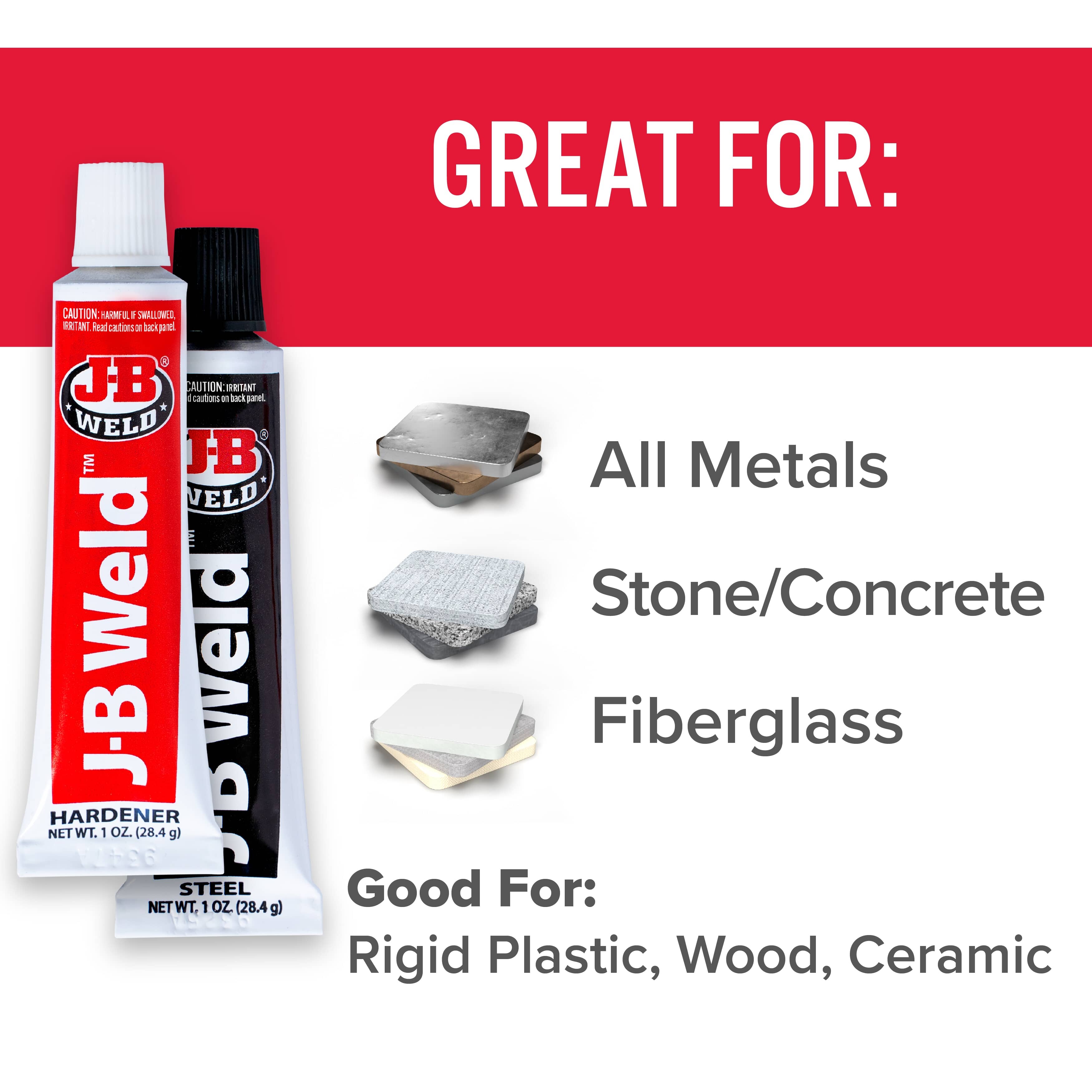 J-B WELD Original Cold Weld Steel Reinforced Epoxy Compound- 2 x 28 g ...