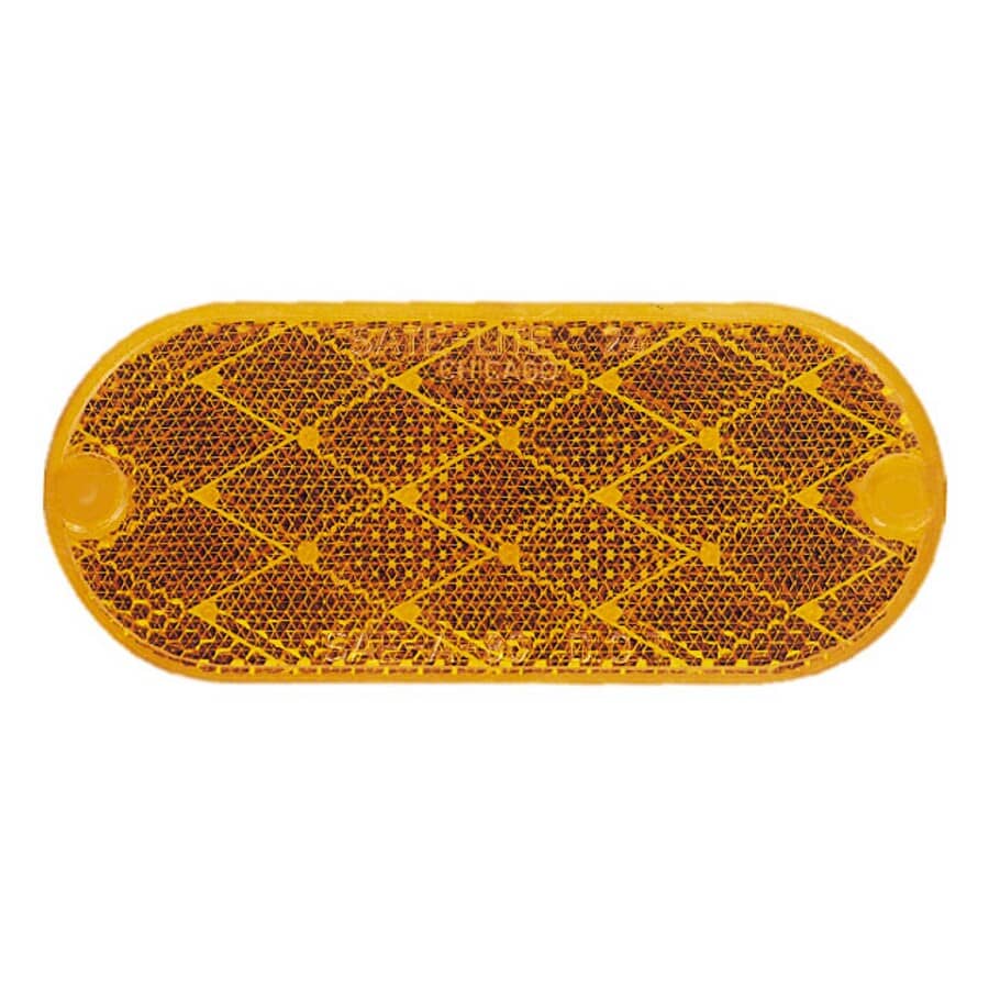 PM Amber Quick Mount Oblong Reflector | Home Hardware