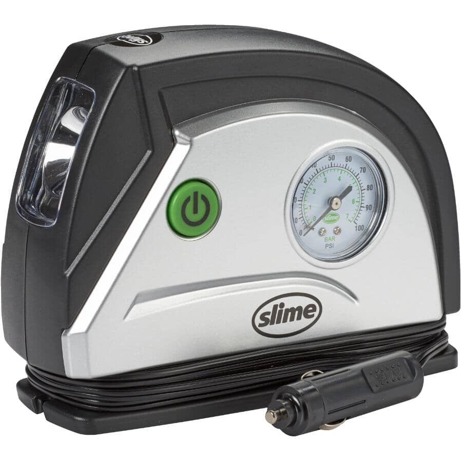 SLIME 12V Tire Inflator with LED Light | Home Hardware