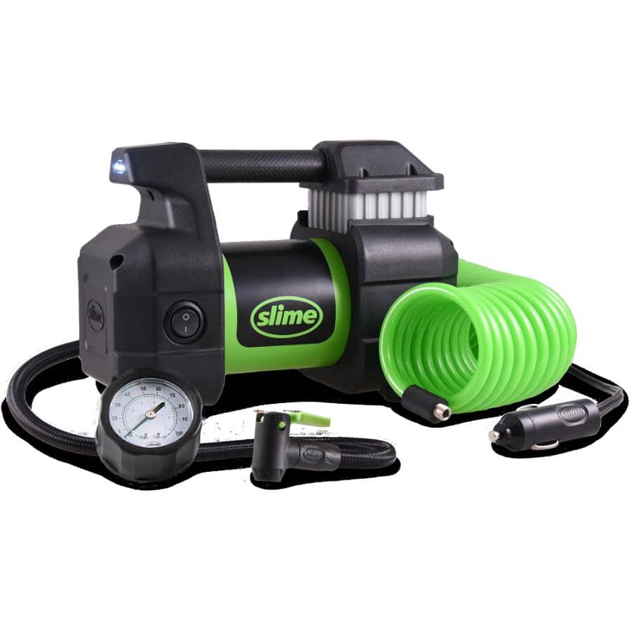 SLIME Pro Power 12V 100 PSI Heavy Duty Tire Inflator | Home Hardware