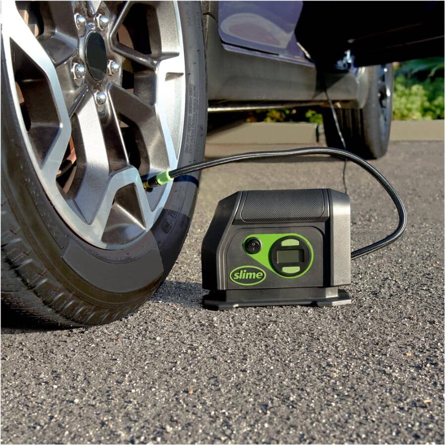 SLIME 12V Digital Tire Inflator with LED Light | Home Hardware