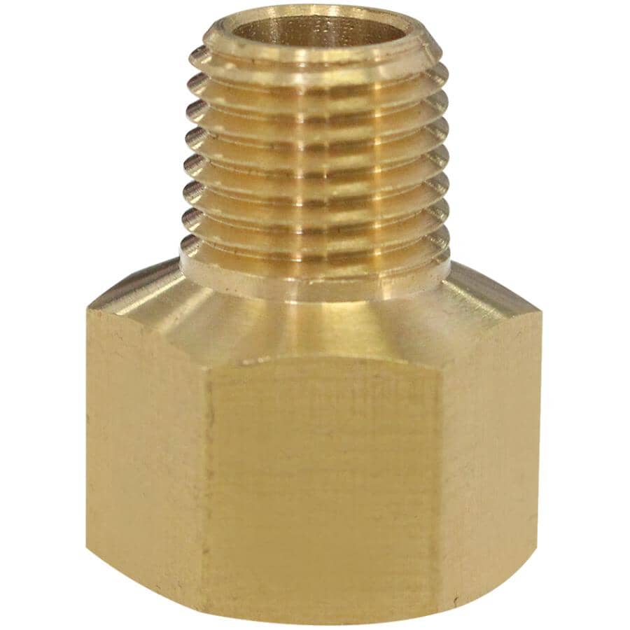 DOMINION 1/2" Female Pipe Thread x 1/4" Male Pipe Thread Brass Adapter ...
