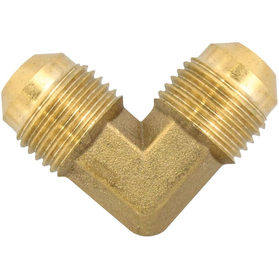DOMINION 3/8" Brass 90 Degree Flare Elbow | Home Hardware