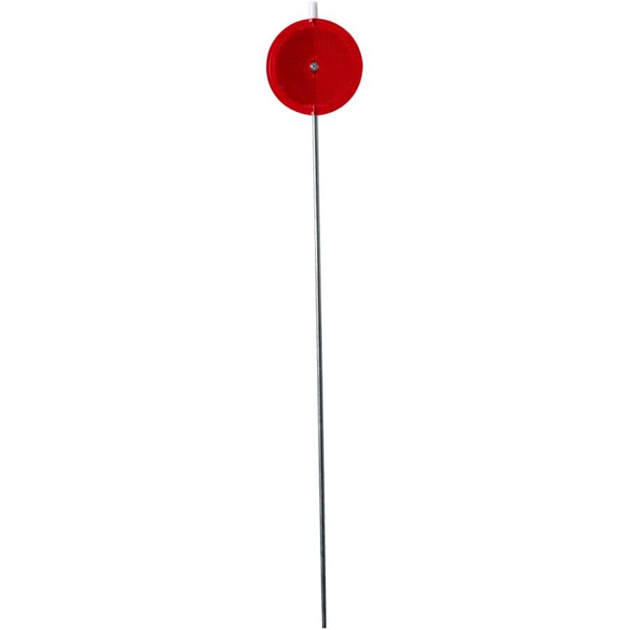 GENERIC Red Driveway Marker - 36" | Home Hardware