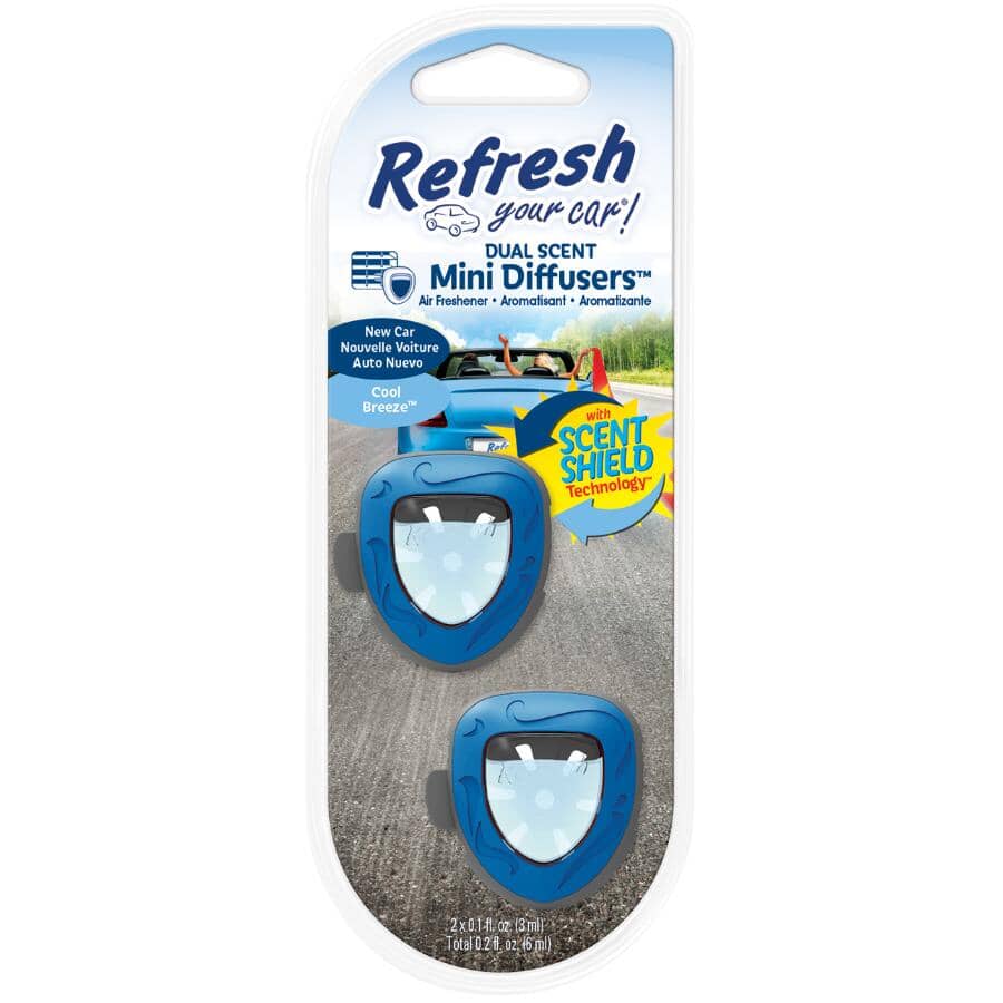 ENERGIZER Dual Scent Mini Diffusers Car Vent Clip Air Fresheners | Home ...