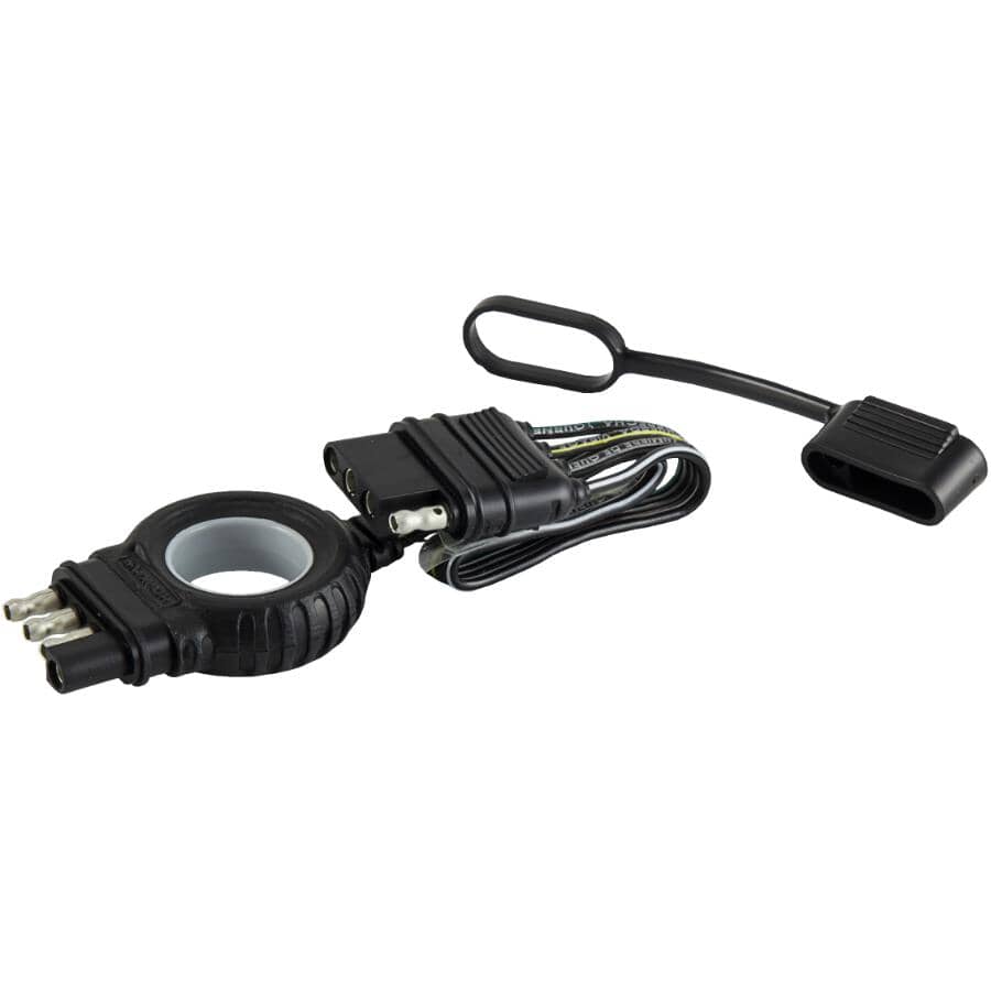 HOPKINS TOWING SOLUTIONS Easy Pull 4-Flat Extension Connector | Home ...