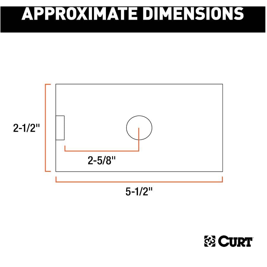 CURT 2-1/2" to 2" Reducer Sleeve Adapter | Home Hardware