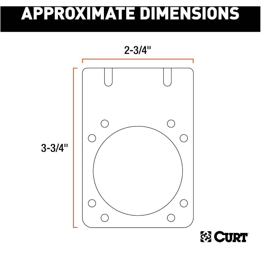 CURT Socket Mounting Bracket for 7-Way RV Blade | Home Hardware