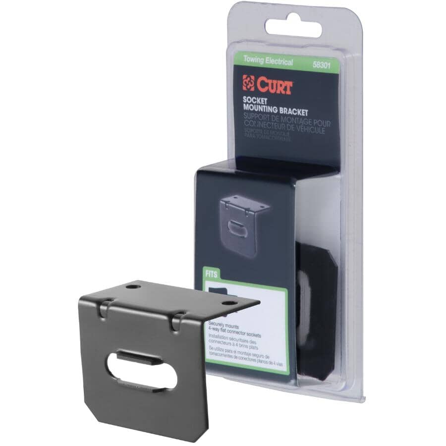 CURT Socket Mounting Bracket for 4-Way Flat | Home Hardware