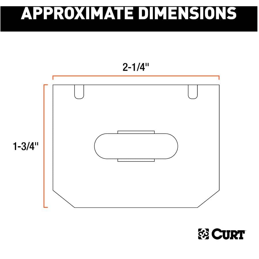 CURT Socket Mounting Bracket for 4-Way Flat | Home Hardware