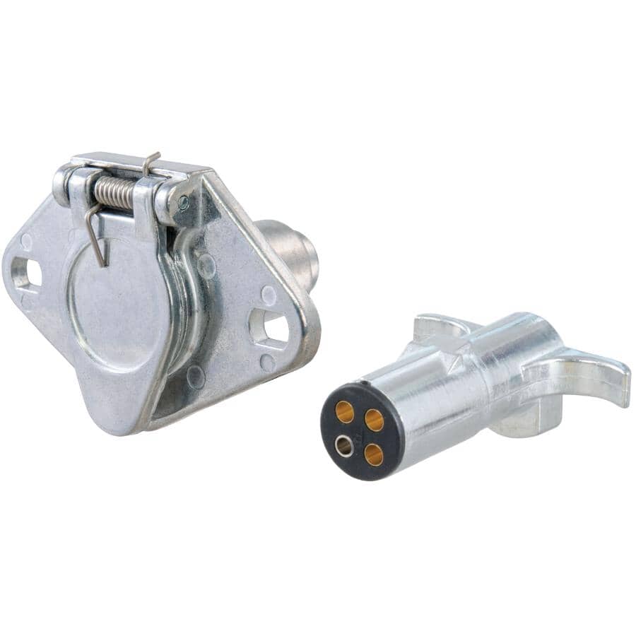 CURT 4-Way Round Plug & Socket | Home Hardware