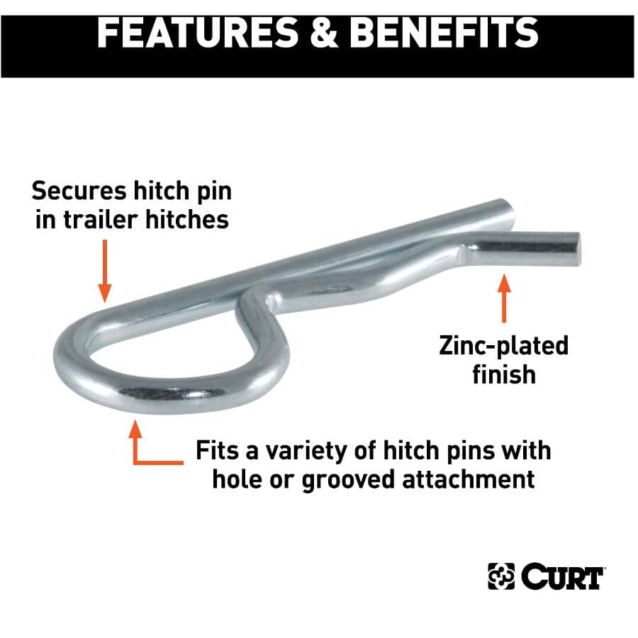 CURT Zinc Hitch Clips | Home Hardware
